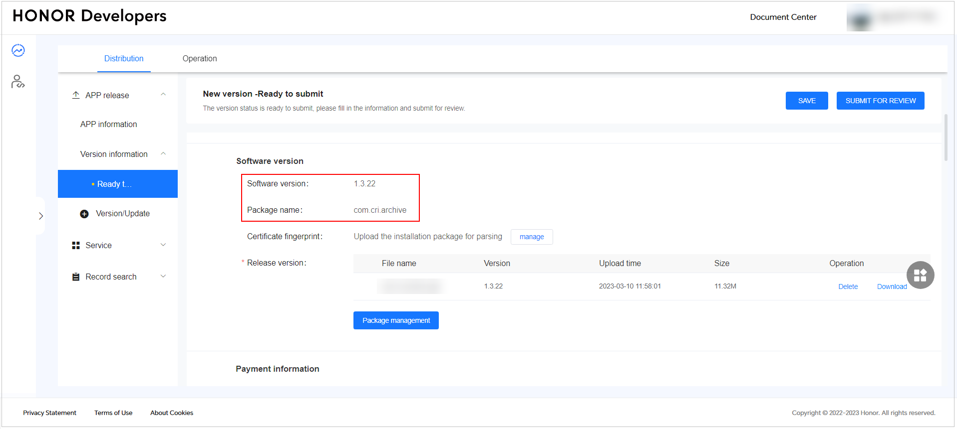 If you do not specify an app package name when creating an app, after ...