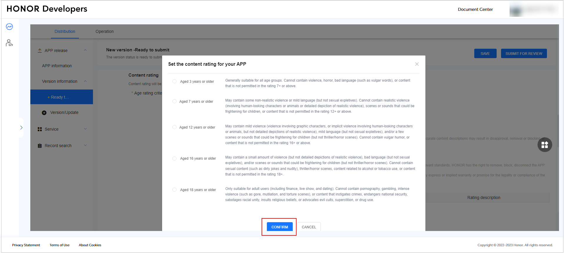 8. Providing Privacy Statement