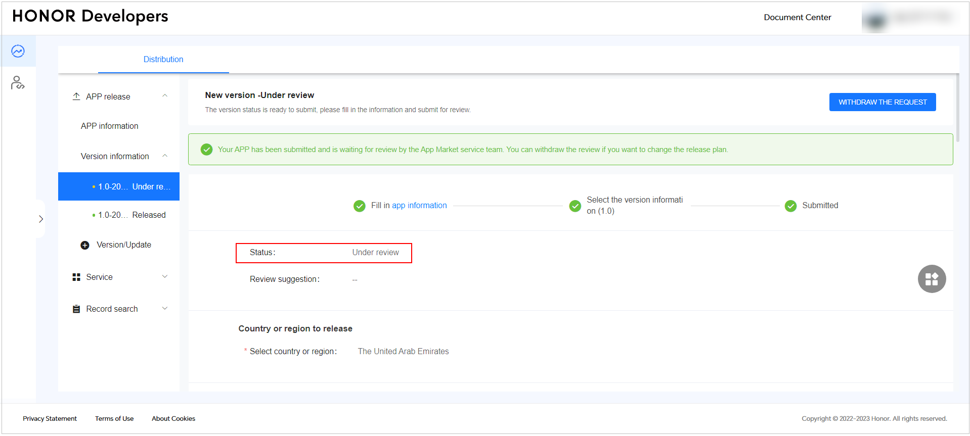 App review will be completed within 1-3 working days. Upon review ...